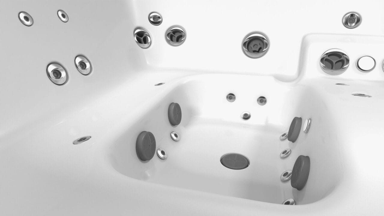 Jacuzzi®VirtusTO ORDER Hot Tub | Oyster Pools & Hot Tubs - Wales